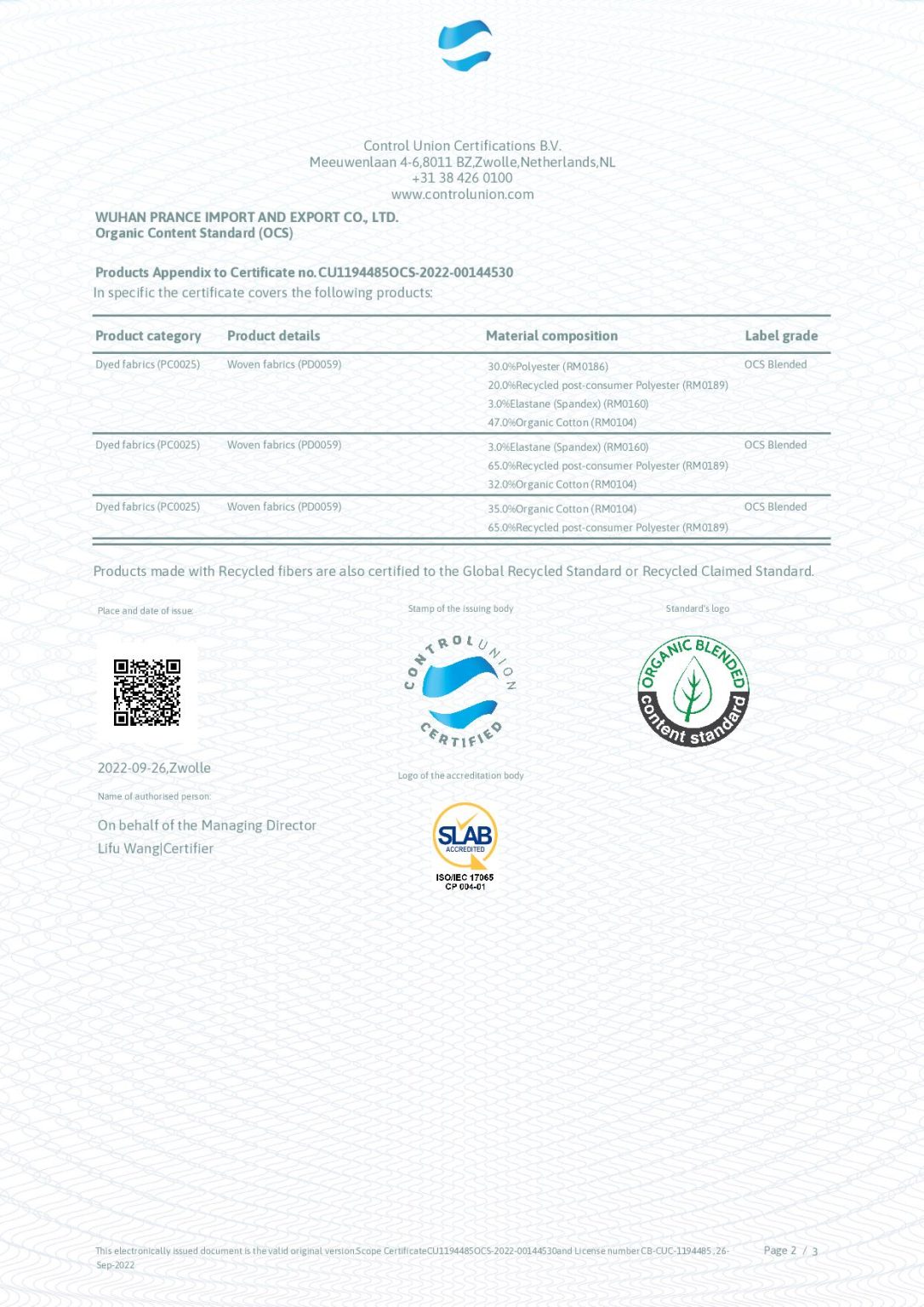 65%Polyester 35%Cotton 240gsm Ripstop Waterproof Fabric - Prance